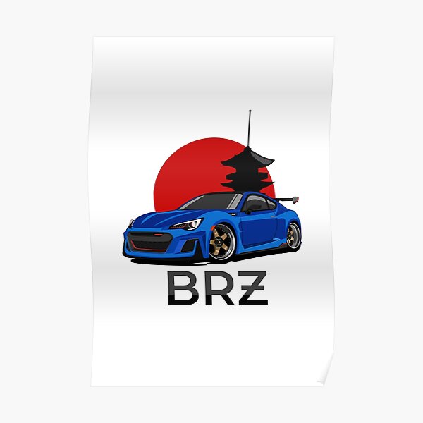 "Baby Blue : BRZ" Poster for Sale by Gema008 | Redbubble