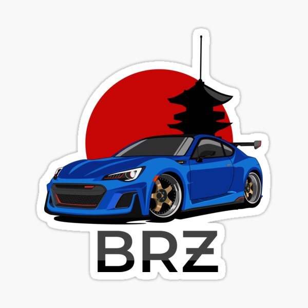"Baby Blue : BRZ" Sticker by Gema008 | Redbubble