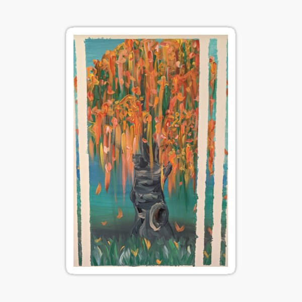 "" Let it Fall, Let it Flow "" Sticker by Peanutsheree92 | Redbubble