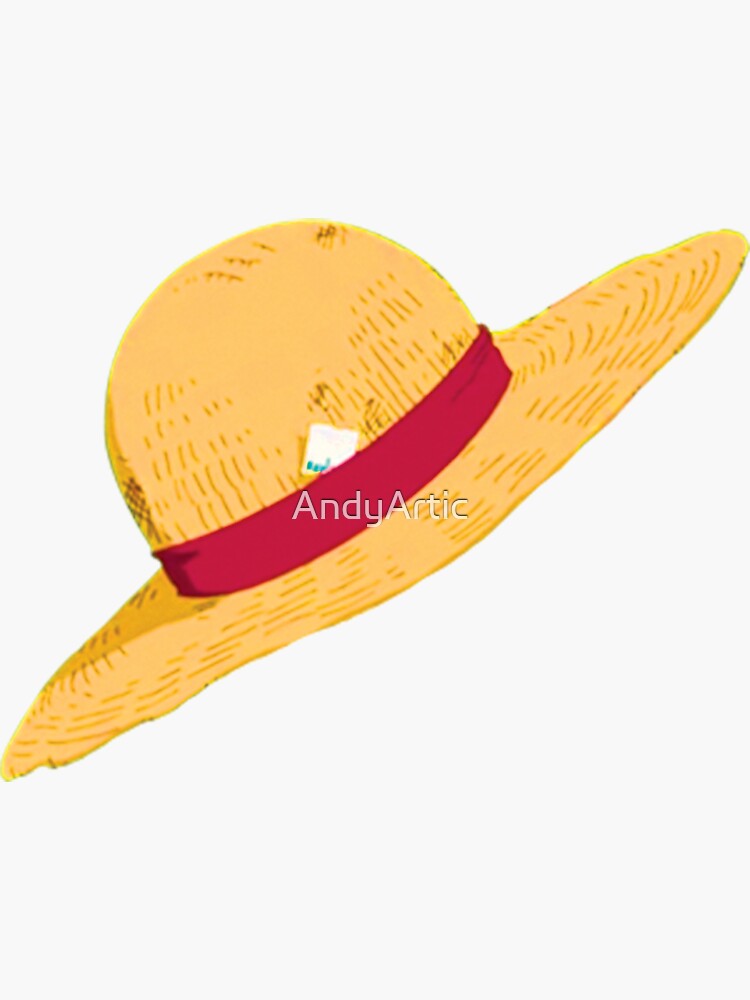 "Straw Hat" Sticker for Sale by AndyArtic | Redbubble