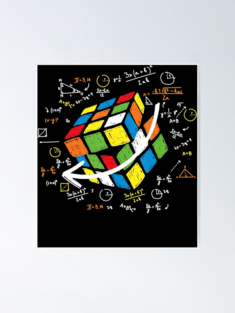 Póster «Cool Math Rubix Rubics Cubo de jugador Amantes de las ...
