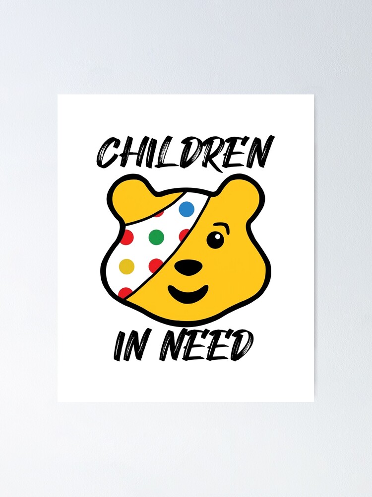 "Pudsey Bear" Poster for Sale by XrayVisions33 | Redbubble