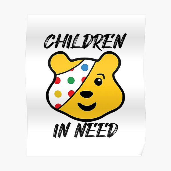 "Pudsey Bear" Poster for Sale by XrayVisions33 | Redbubble