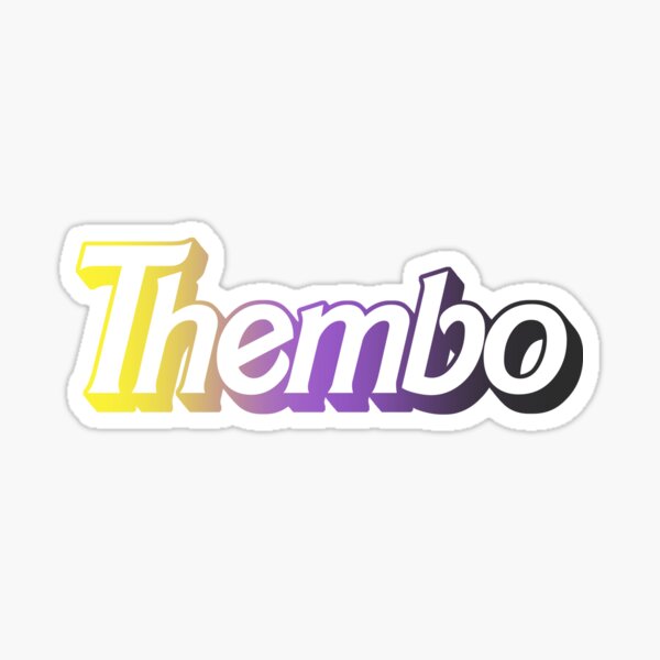"Thembo Non-Binary Pride" Sticker for Sale by MattaChic | Redbubble