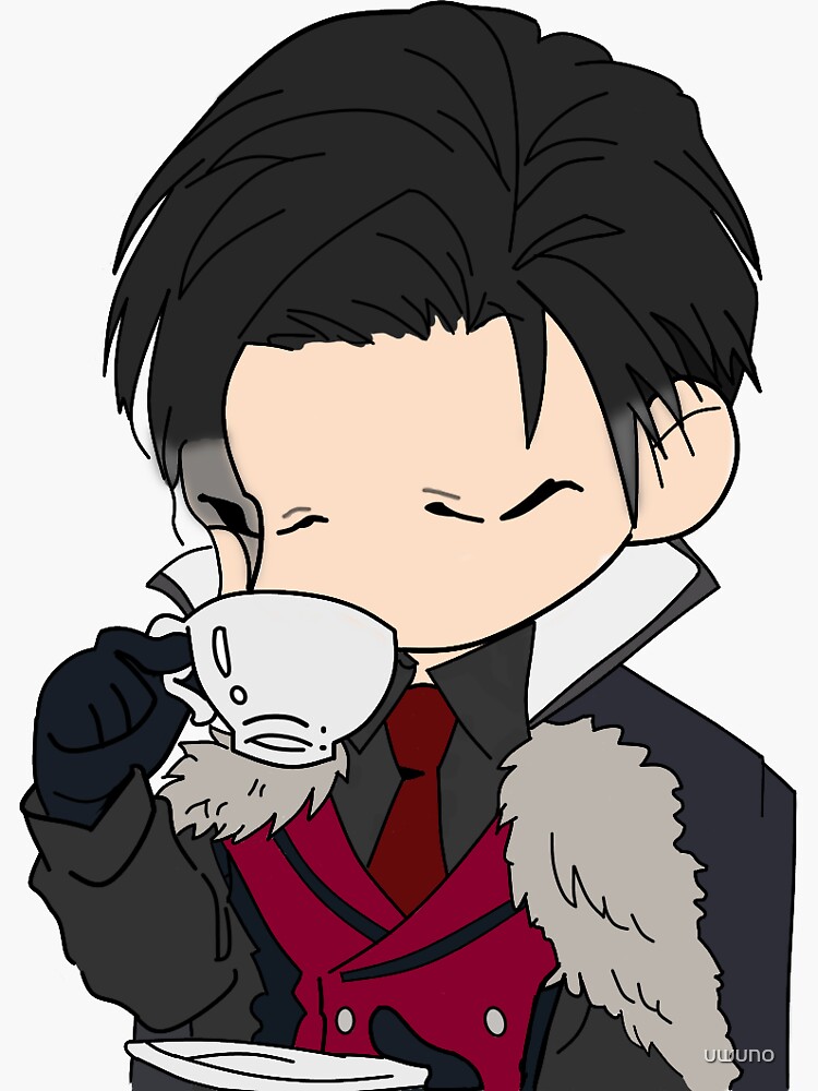 "Obey Me! Lucifer, The Avatar of Pride" Sticker for Sale by uwuno ...