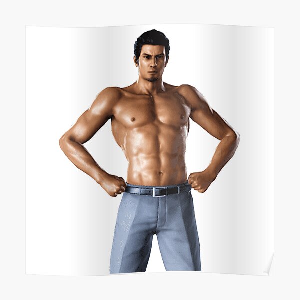 "kiryu pose" Poster by snailhunter66 | Redbubble