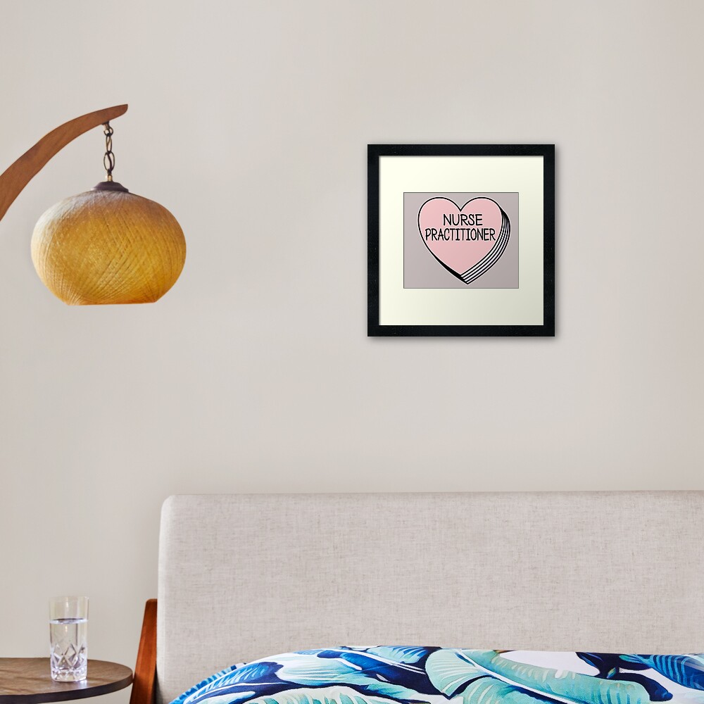 "Aesthetic Nurse Practitioner Pink Hearts" Sticker for Sale by ...