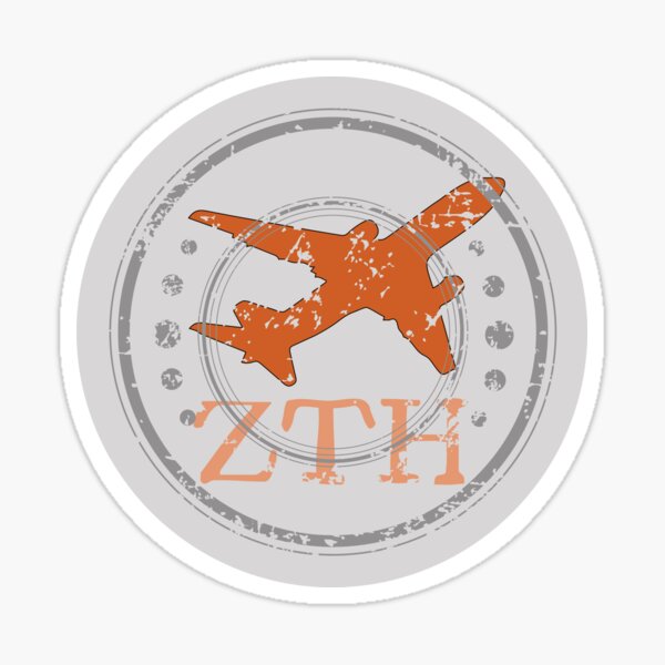 "Zakynthos Island International Airport ZTH Greece" Sticker by ...