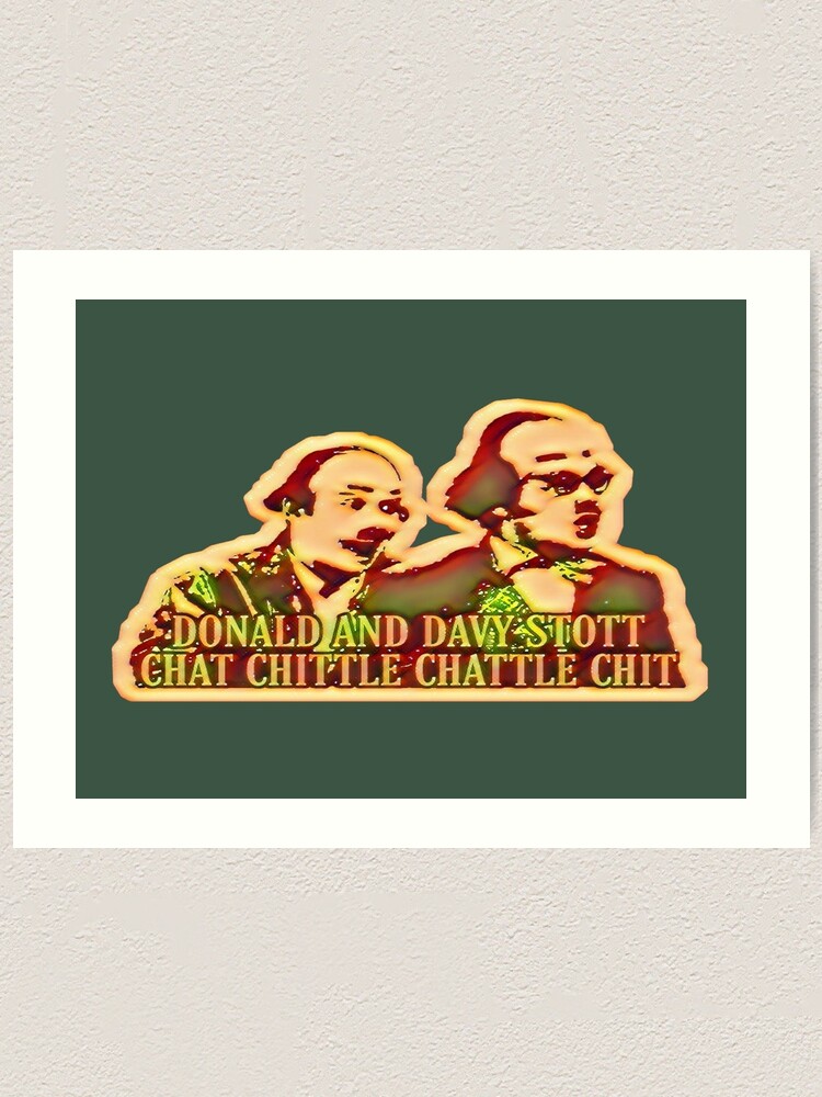 "Donald and Davy Stott 4" Art Print for Sale by RGPdesigns | Redbubble