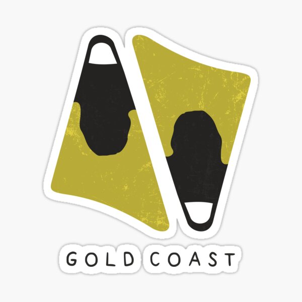 "BODYBOARD GOLD COAST" Sticker for Sale by boleteshop | Redbubble