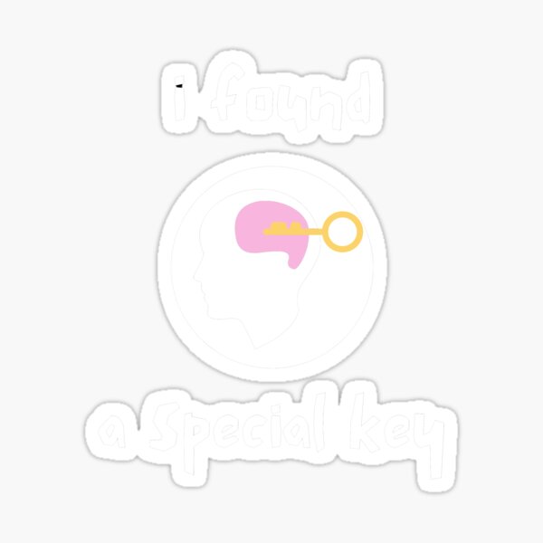 "mind key" Sticker for Sale by riccardobon7 | Redbubble