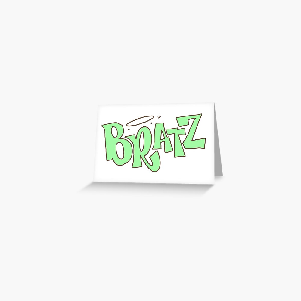 "pastel green bratz logo" Greeting Card by ruelia | Redbubble