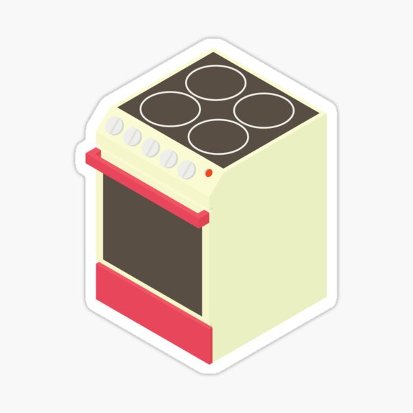 "Electric Stove Cooker" Sticker for Sale by swyftify | Redbubble