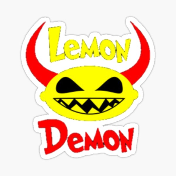 "LEMON DEMON Essential" Sticker for Sale by SAYERSSAYERS | Redbubble