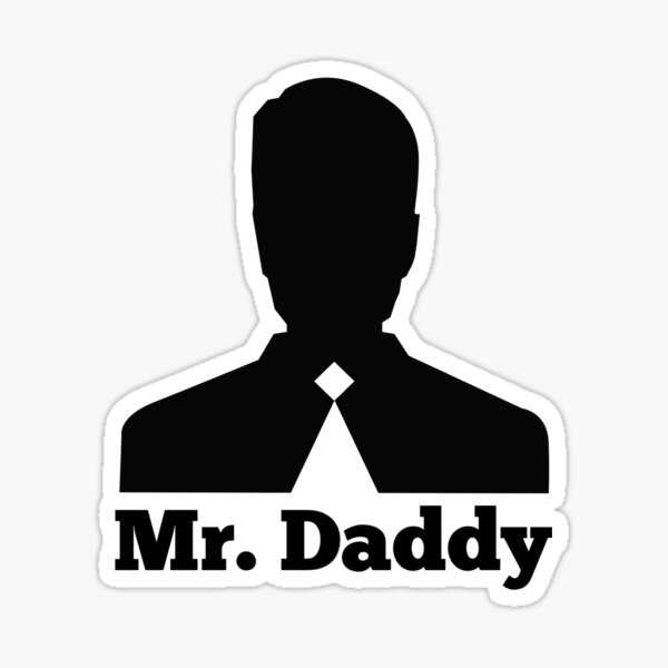 "Mr. Daddy Logo" Sticker for Sale by MrDaddyTs | Redbubble