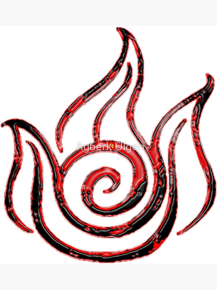 Póster «Arte # 2 del símbolo de la Nación del Fuego de ATLA» de ...