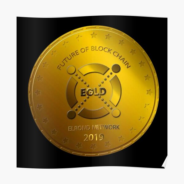 "Golden Elrond coin" Poster for Sale by guaka-molly | Redbubble