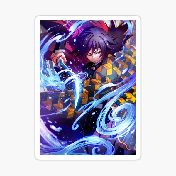 "Giyu Tomioka Demon Slayer" Sticker by antioneart | Redbubble