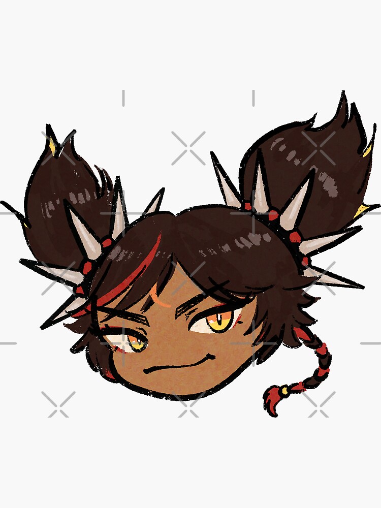 "Xinyan Genshin Impact chibi " Sticker for Sale by Shycl0ud | Redbubble