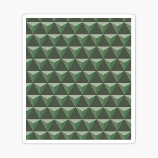 "3D and 2D Triangle pattern" Sticker for Sale by aYOLKisBORN | Redbubble