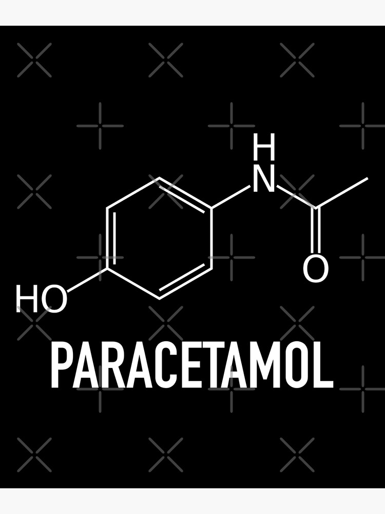 "Paracetamol molecule" Poster for Sale by Tangoflow | Redbubble