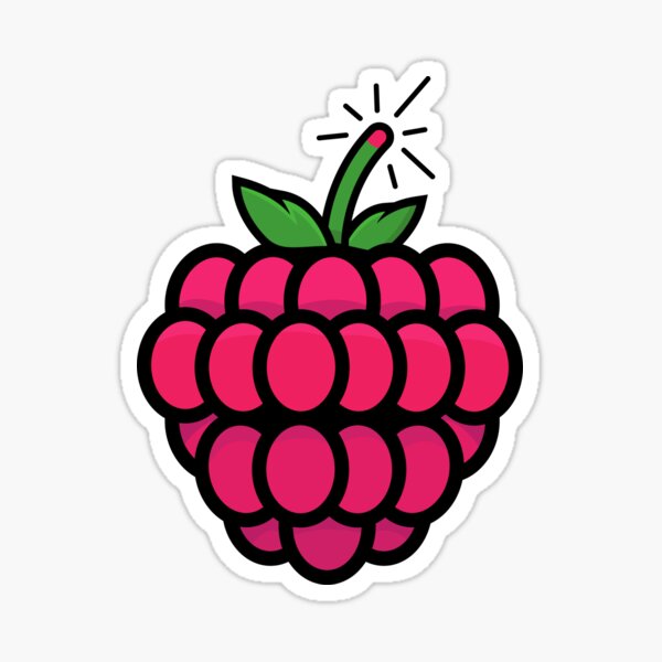 "Raspberry Bomb(e)" Sticker for Sale by mikepickett | Redbubble