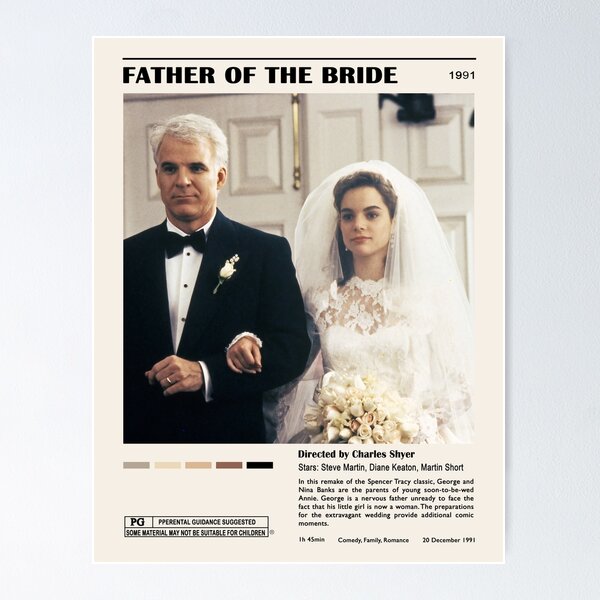 "Father of the Bride Poster" Poster for Sale by JoshuaDarbon94 | Redbubble