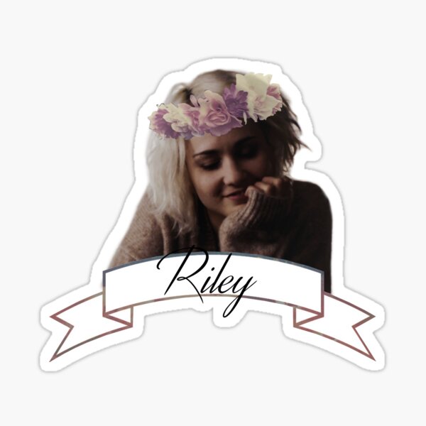 "Riley Blue" Sticker by notsantaklaus | Redbubble