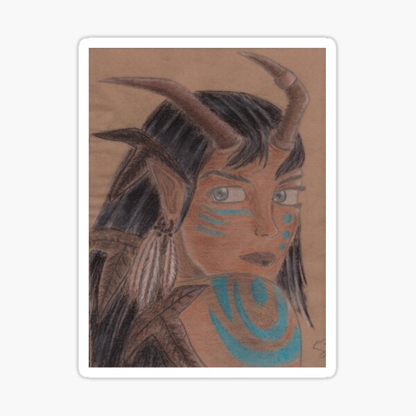 "Faun" Sticker for Sale by Art-of-Serch | Redbubble