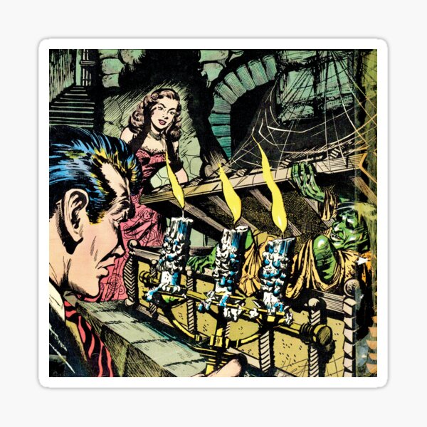 ""The Beyond" comics - issue 28 - cover art" Sticker for Sale by ...