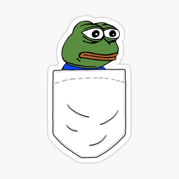 "Bruh Twitch Emote in a Pocket" Sticker for Sale by DanshiStore | Redbubble