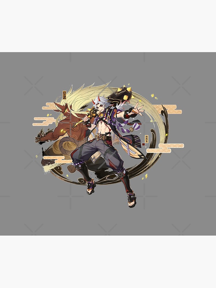 Couvre-lit « Genshin Impact - Arataki Itto Official Character Wish ...