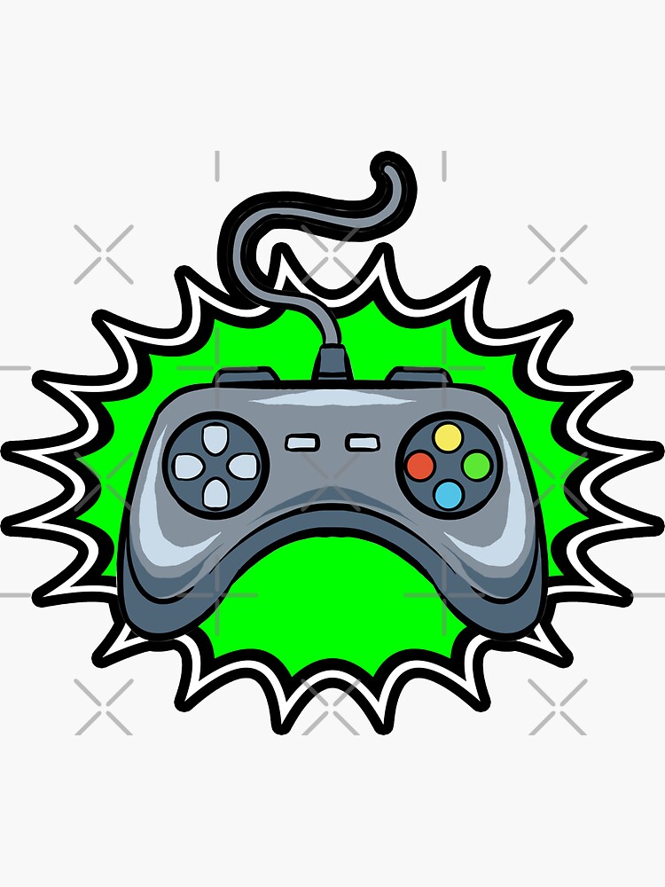 " Gaming Remote Controller" Sticker for Sale by RomeoSketches | Redbubble