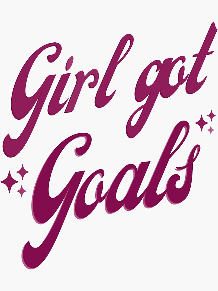 "girls got Goals" Sticker by issambouqsi | Redbubble