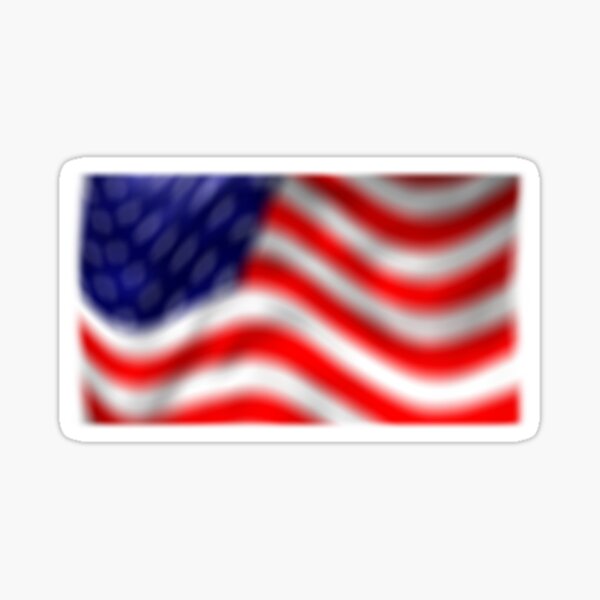 "USA FLAG WAVE" Sticker for Sale by rfaubel | Redbubble