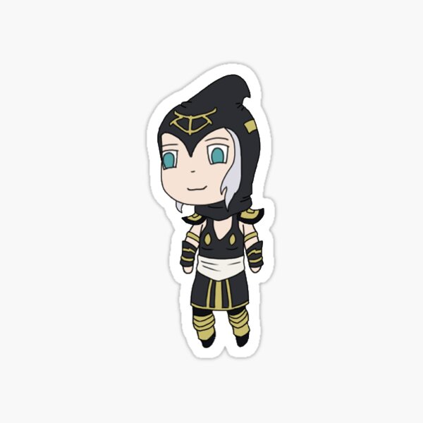 "Ashe" Sticker for Sale by OlivierTroch | Redbubble