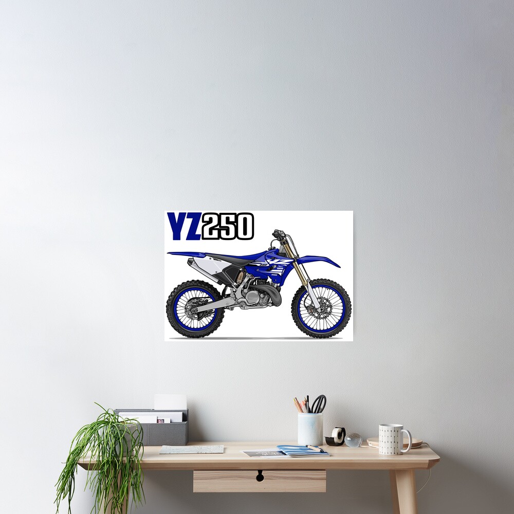 "YZ250" Poster for Sale by EMIRARTLAB | Redbubble