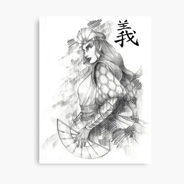 "Avatar Kyoshi-Print, Prints, Poster, Cards" Canvas Print for Sale by ...