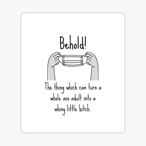 "Behold!" Sticker for Sale by Tes331 | Redbubble