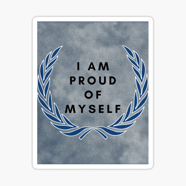"PROUD" Sticker for Sale by Adis1708 | Redbubble