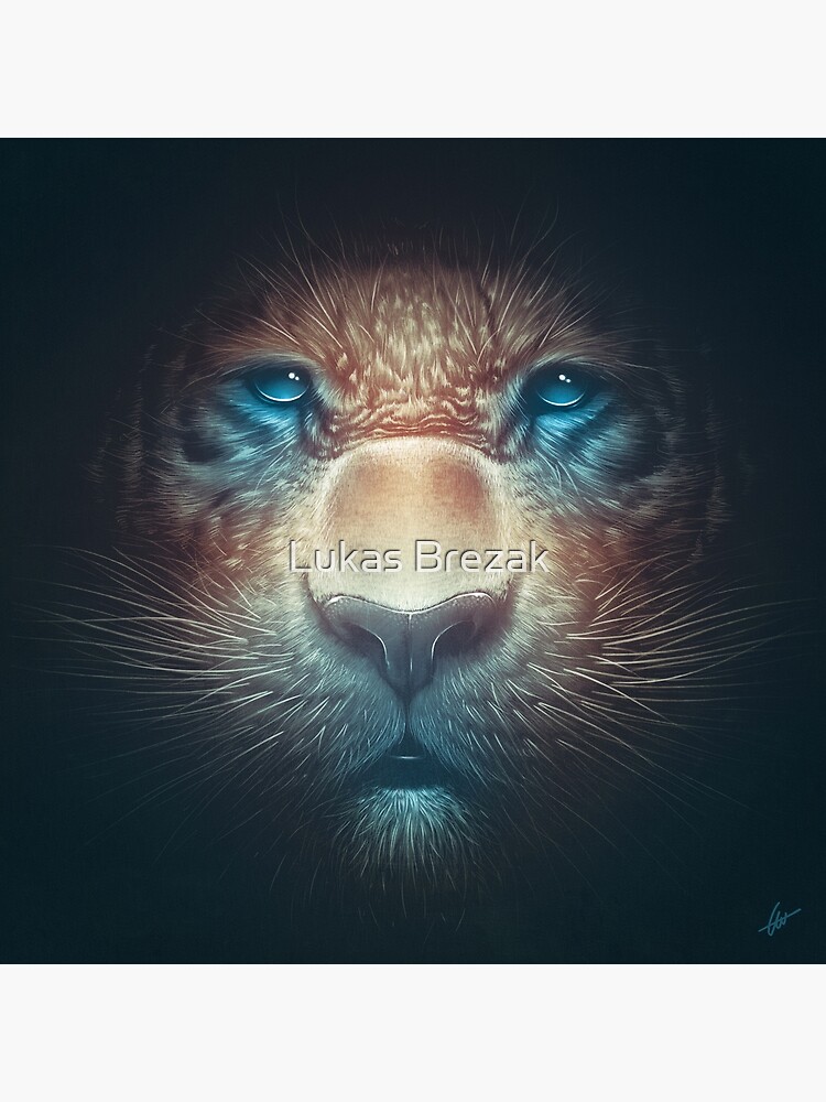 "Red Tiger" Poster by surgeryminor | Redbubble