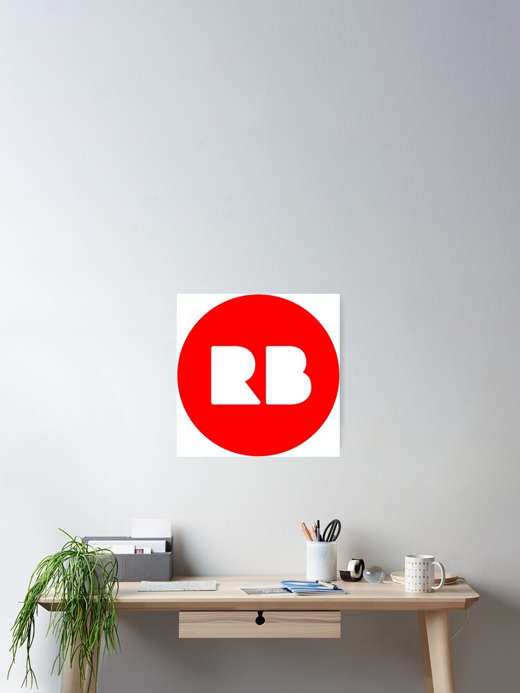 "Red Bubble Logo" Poster for Sale by ludvickowens | Redbubble
