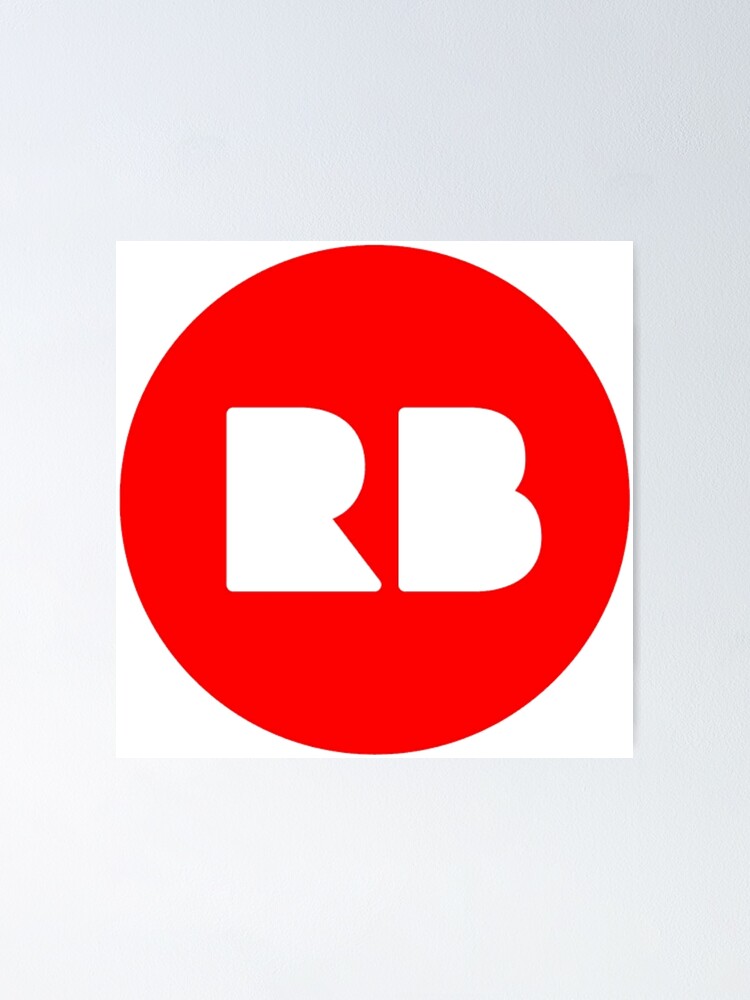 "Red Bubble Logo" Poster for Sale by ludvickowens | Redbubble