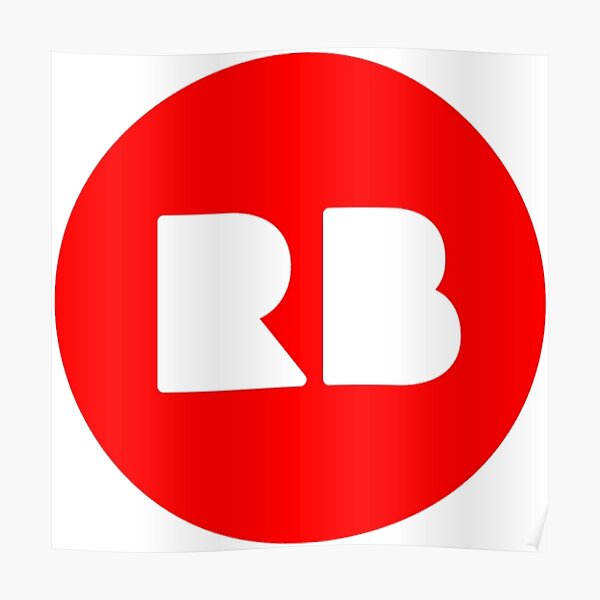 "Red Bubble Logo" Poster by ludvickowens | Redbubble