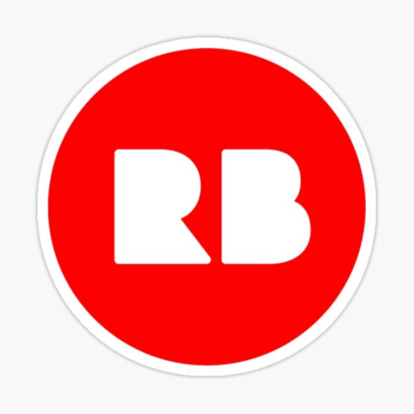 "Red Bubble Logo" Sticker for Sale by ludvickowens | Redbubble