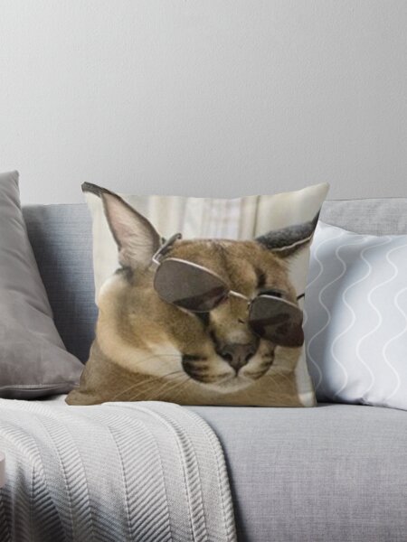 "Dapper Floppa" Pillow for Sale by FallenFeline | Redbubble