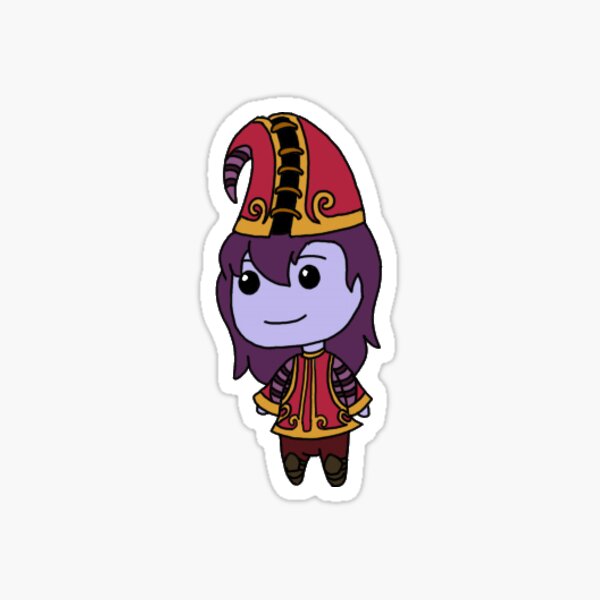 "Lulu" Sticker by OlivierTroch | Redbubble