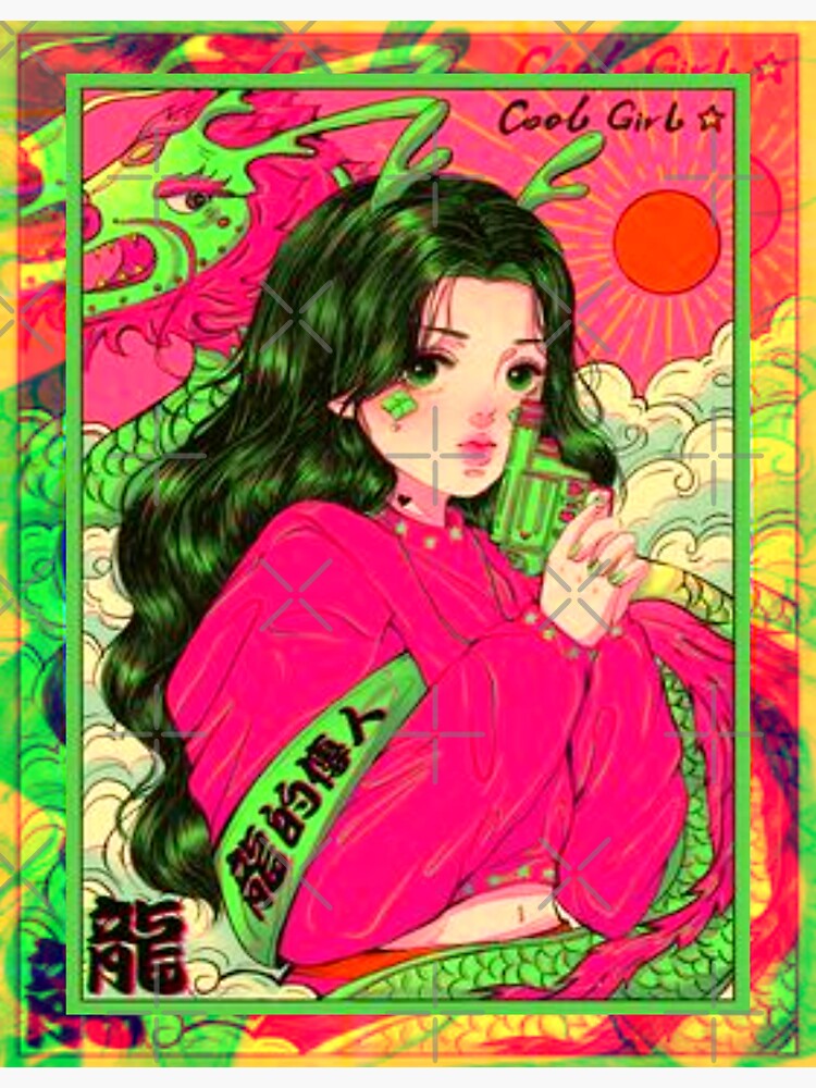 "Hyperpop:Top kawaii anime girls aesthetic designs so cute " Sticker ...