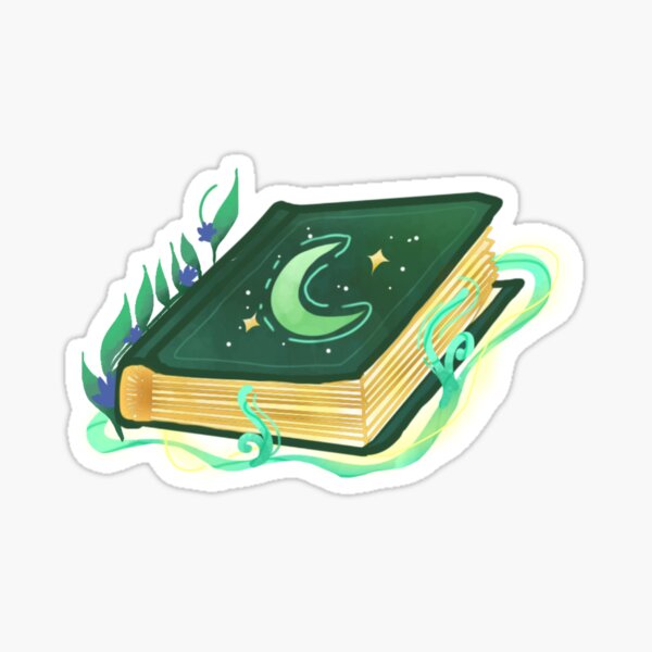 "Magic book " Sticker for Sale by Nansdesk | Redbubble