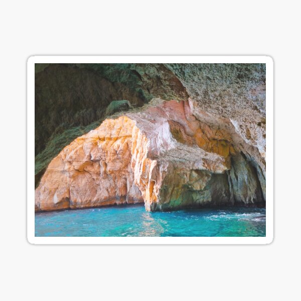 "Sea cave" Sticker for Sale by Kate-P- | Redbubble